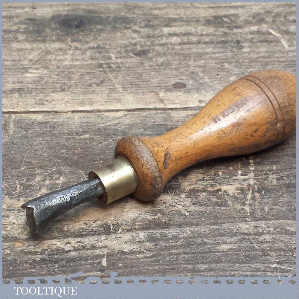 Unusual Small Vintage Cobblers Edge Iron Tool For Leather Working ...