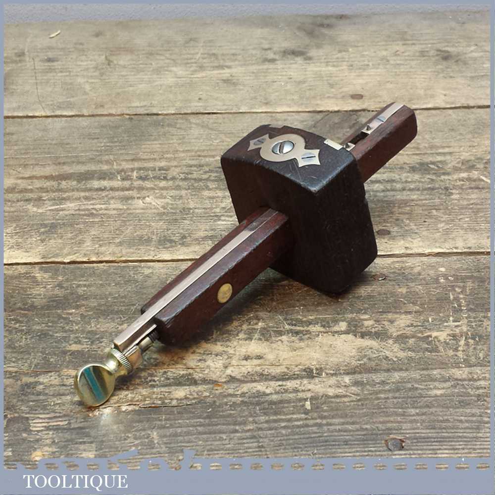 Vintage Marples Adjustable Screw Rosewood And Brass Mortice Gauge ...