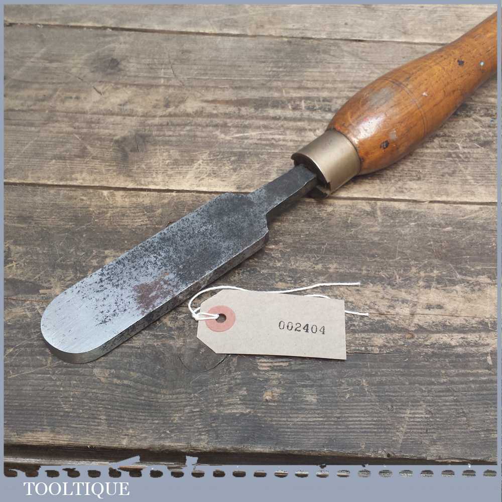 Vintage 1 7/8” Wide Woodturning Round Scraper Chisel Measuring16” Long ...