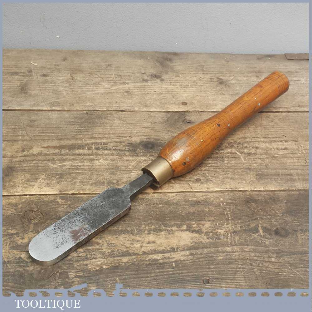 Vintage 1 7/8” Wide Woodturning Round Scraper Chisel Measuring16” Long ...