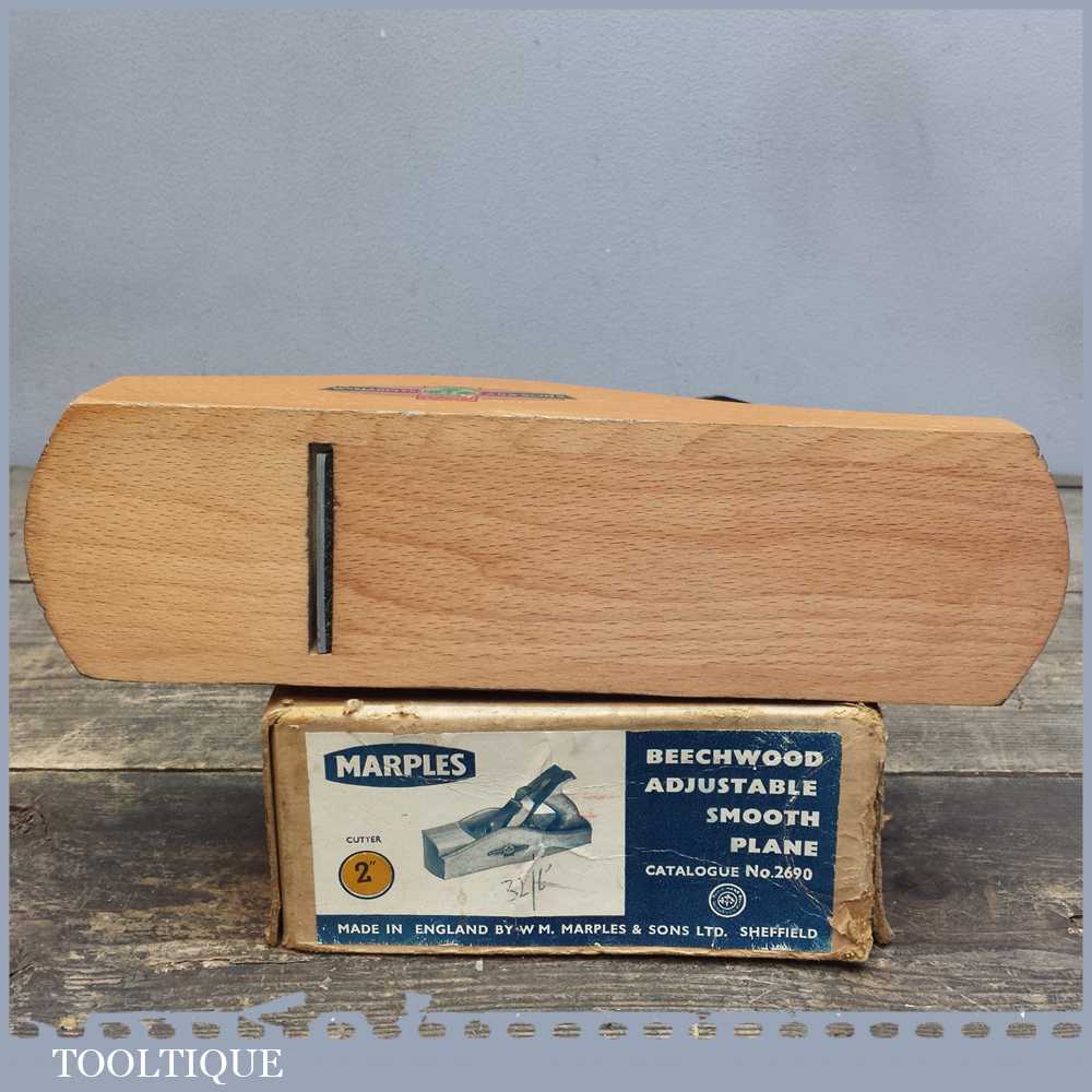 Vintage Marples Transitional Block Plane In Original Box | Tooltique