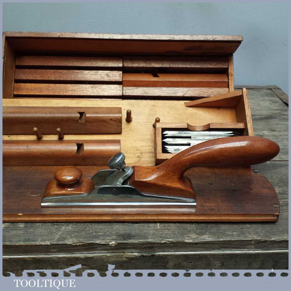 Vintage Pattern Makers Plane With Interchangeable Soles And Blades vintage-pattern-makers-plane-with-interchangeable-soles-and-blades