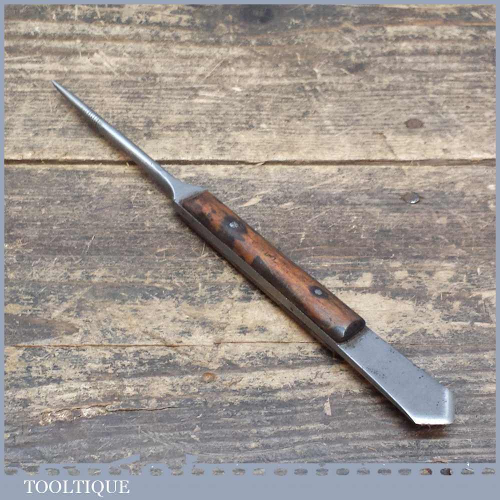 Vintage Leatherworking Awl And V shaped Cutter – Rosewood Center ...