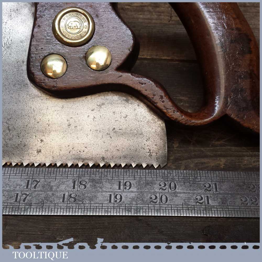 Vintage 20” W Tyzack & Turner Cross Cut Hand Saw 8 TPI – Sharpened ...