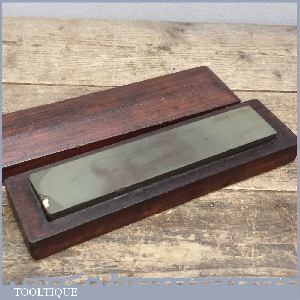 Antique 9” x 1 7/8” Natural Charnley Forest Honing Oil / Whetstone In ...