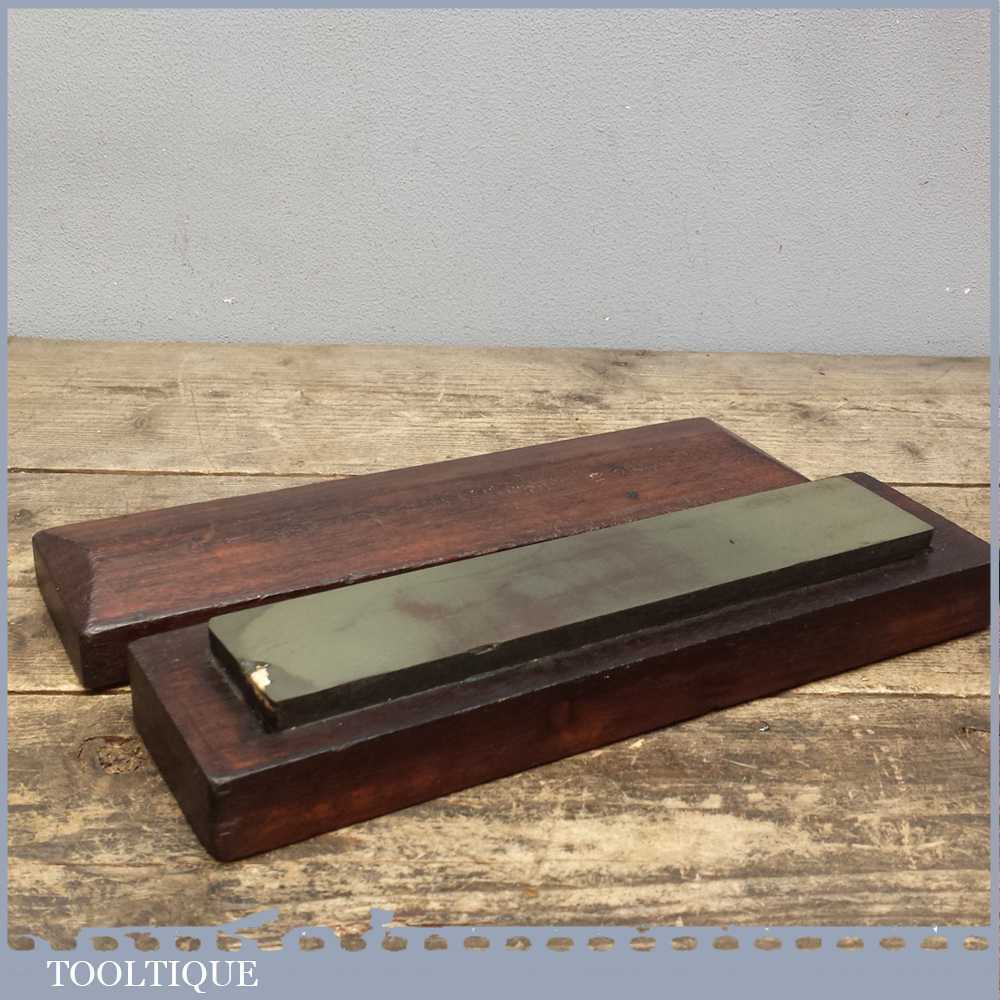 Antique 9” x 1 7/8” Natural Charnley Forest Honing Oil / Whetstone In ...