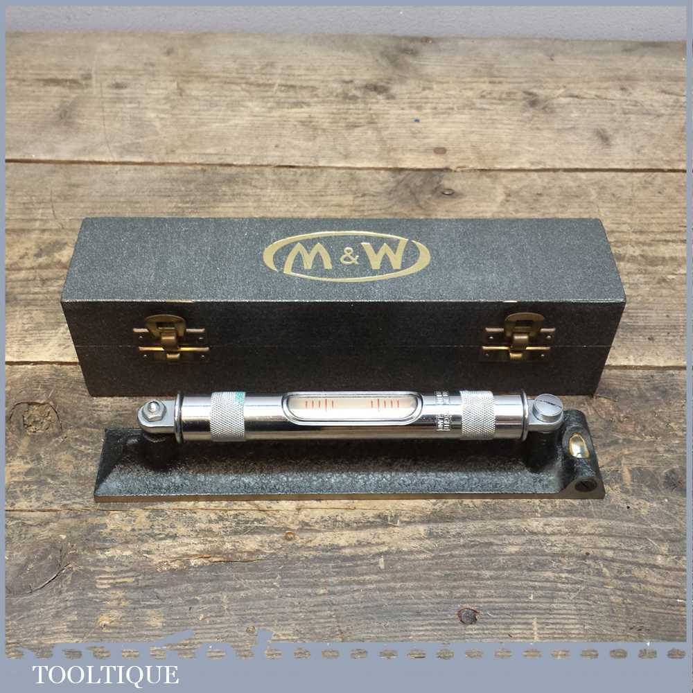 Vintage Moore & Wright Precision 8″ Inch Engineering Level – Original ...