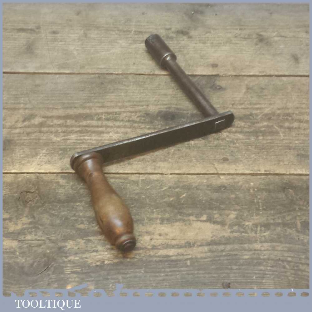 Antique ½” Victorian Table Winding Handle In Good Condition | Tooltique