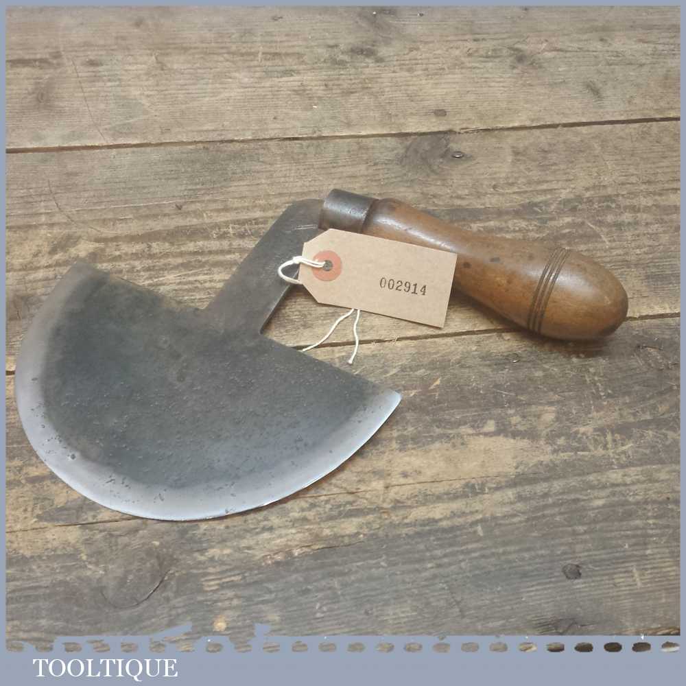Antique W Gilpin Saddler’s Leather Working Half Moon Cutter With Offset ...