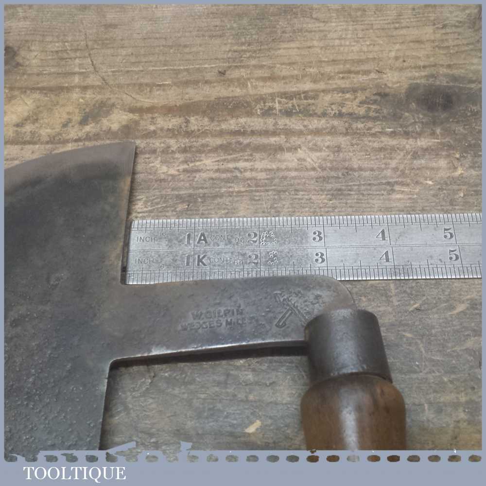 Antique W Gilpin Saddler’s Leather Working Half Moon Cutter With Offset ...