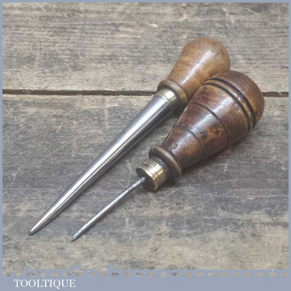 Two Pretty Little Vintage Leather Working Awls In Good Condition ...