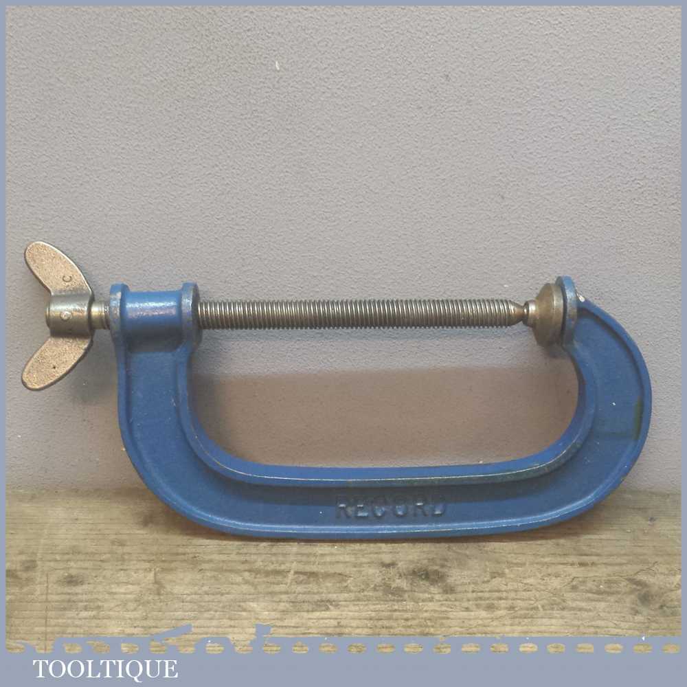 Vintage Record 6” Inch Heavy Duty G Cramp For Woodworking – Original ...