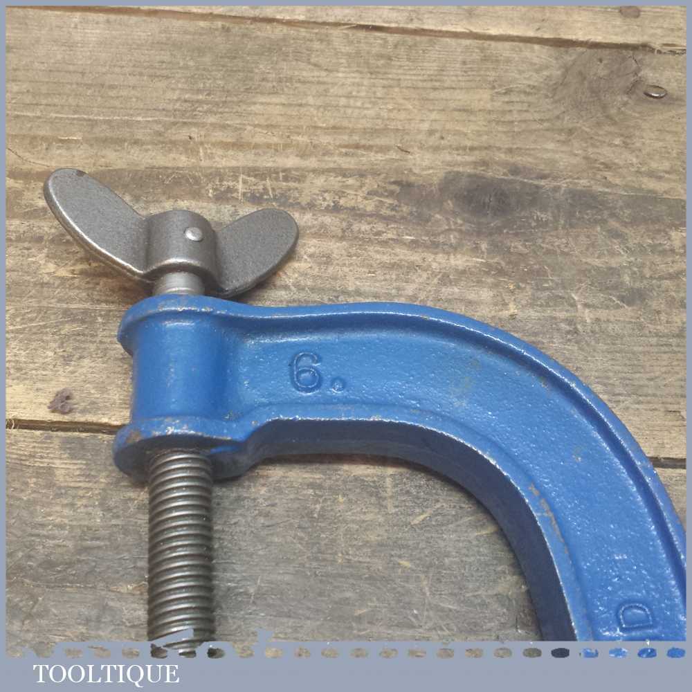 Vintage Record 6” Inch Heavy Duty G Cramp For Woodworking – Original ...