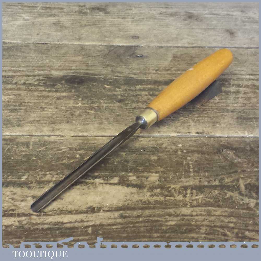 Vintage 1/4” Marples & Sons No: 8 Deep Straight Gouge Carving Chisel ...