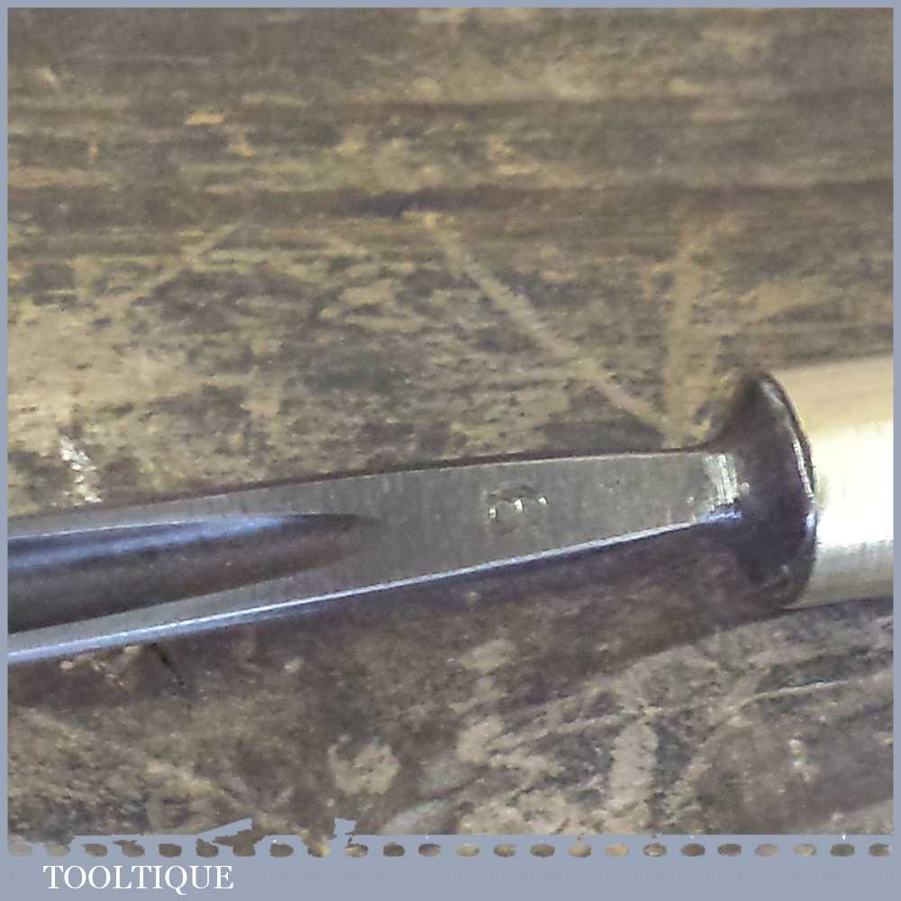 Vintage 1/4” Marples & Sons No: 8 Deep Straight Gouge Carving Chisel ...