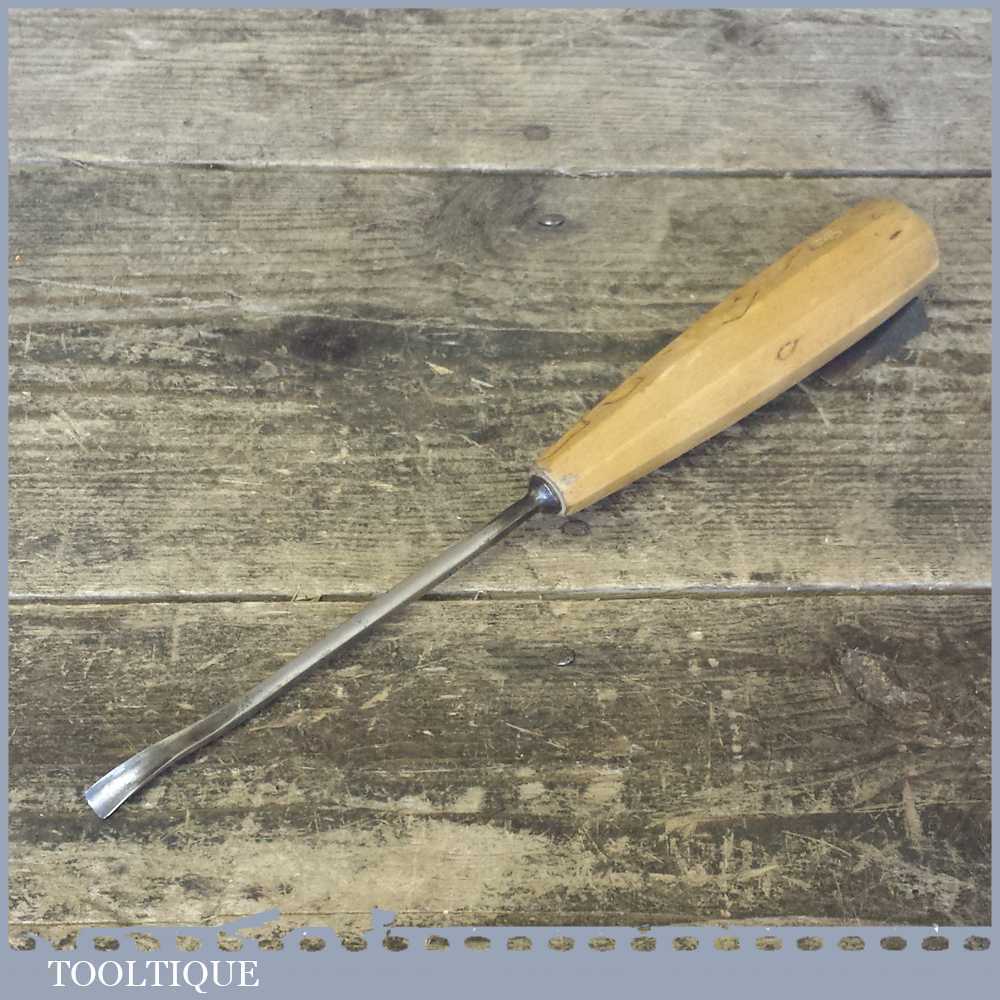 Vintage 1/4” Henry Taylor (Acorn) Bent Back Gouge Carving Chisel No: 38 ...