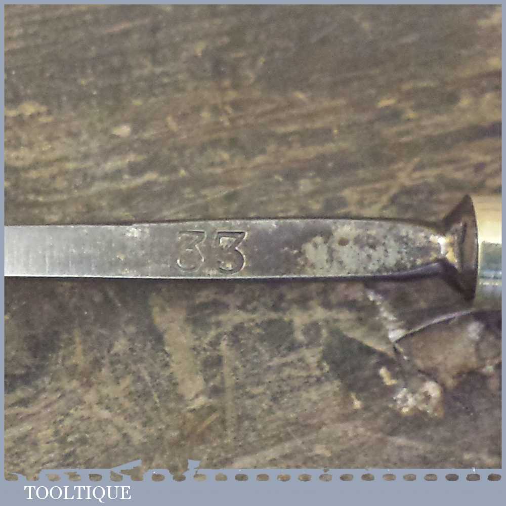 Vintage 13/32” Marples & Sons No: 33 Spoon Bit Carving Chisel ...