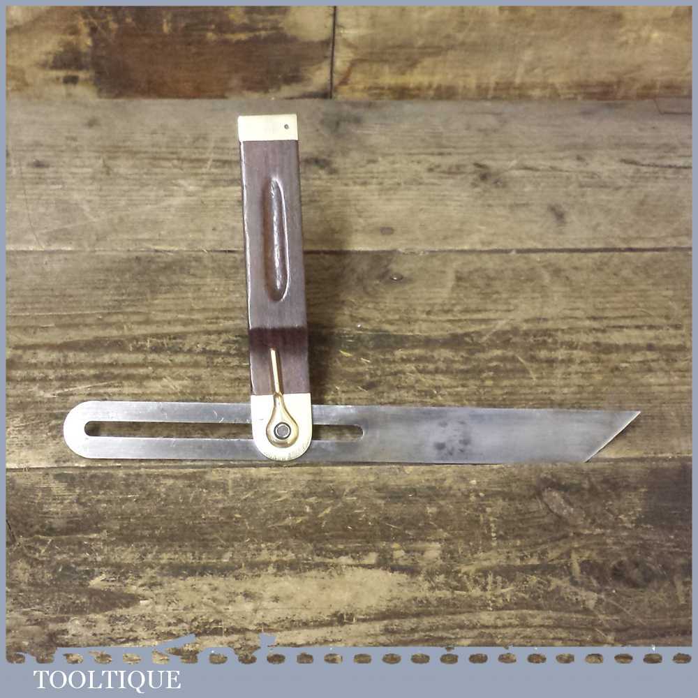 Vintage Marples 10” Rosewood And Brass Quick Release Adjustable Bevel ...