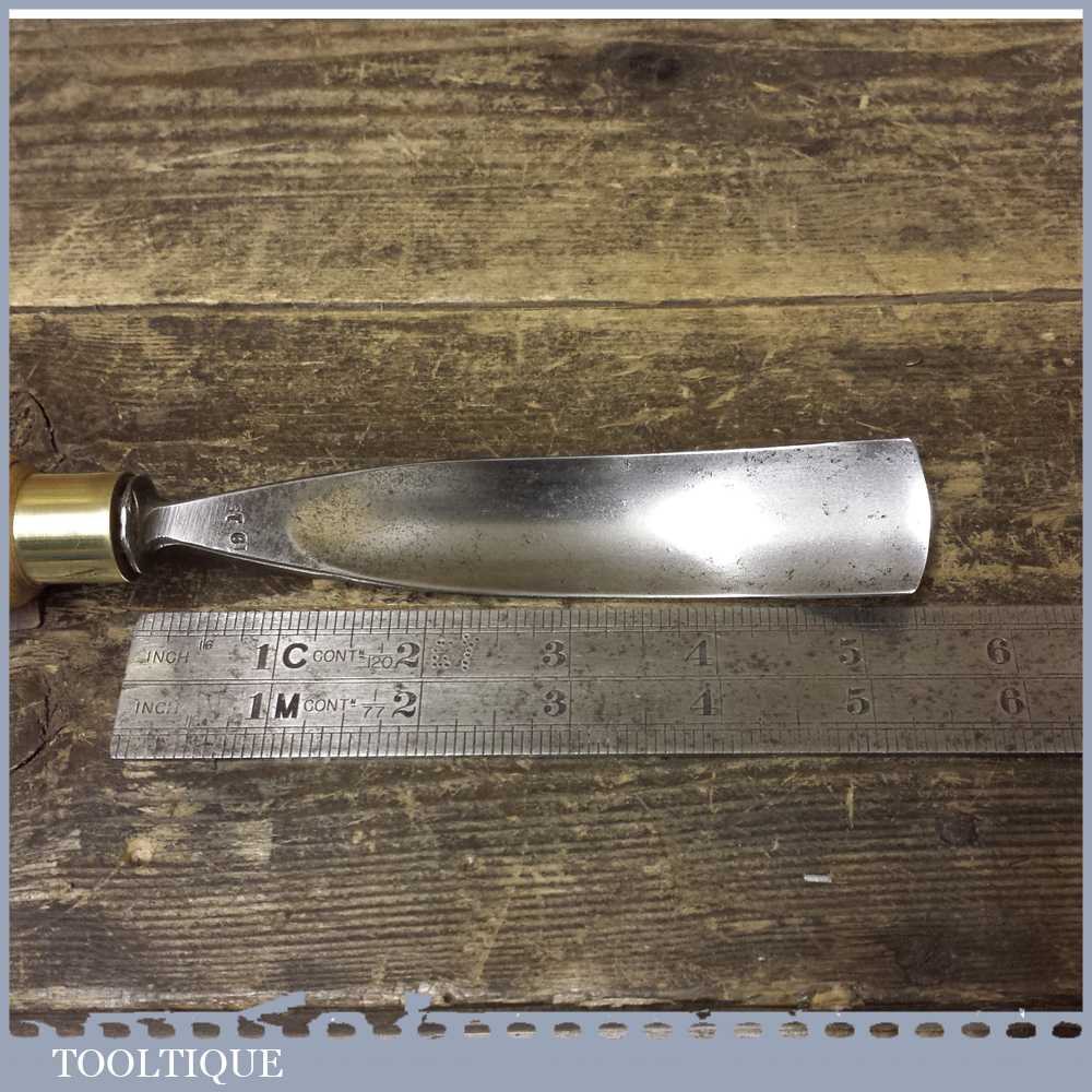 Vintage 1 1/8” Marples & Sons Curved Gouge Chisel – Boxwood Handle ...