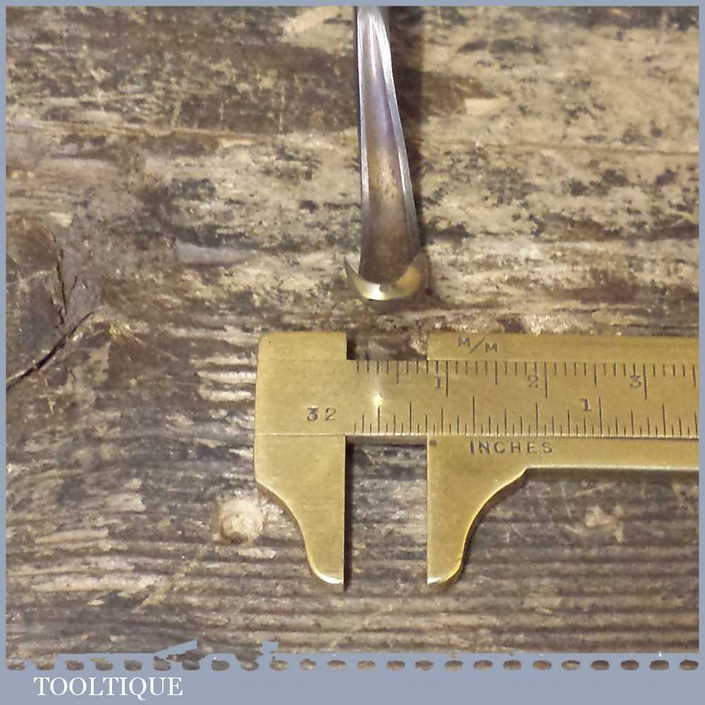 Vintage 5/16” Marples and Sons Deep Spoon Gouge Carving Chisel | Tooltique