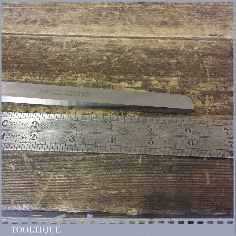 Robert Sorby ½” Wide HSS Curved Scraper Chisel For Woodturning | Tooltique