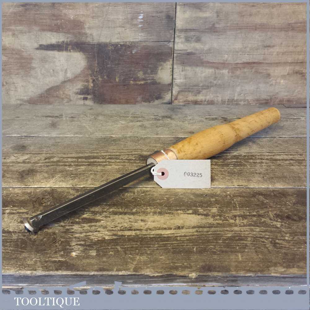 Vintage 3/4” Multi Faceted Skew Scraper Chisel For Woodturning | Tooltique