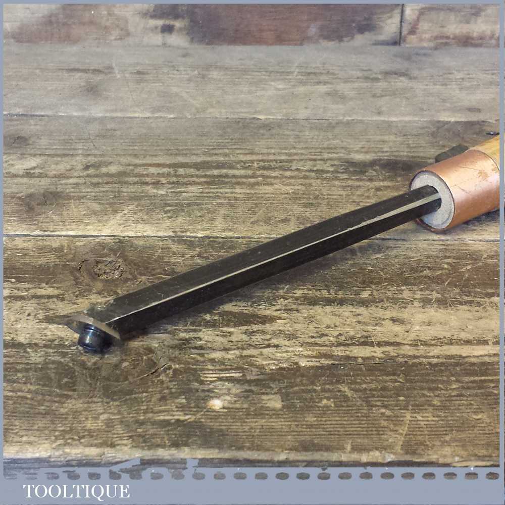 Vintage 3/4” Multi Faceted Skew Scraper Chisel For Woodturning | Tooltique