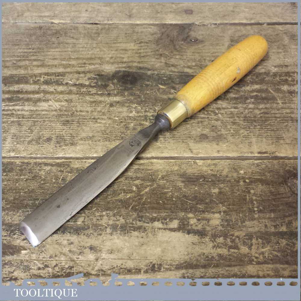 Vintage Henry Taylor 13/16” Wide Wood Carving Gouge Chisel | Tooltique