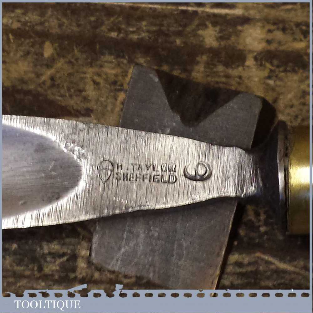 Vintage Henry Taylor (Acorn) 3/4” Wide Wood Carving Gouge Chisel ...
