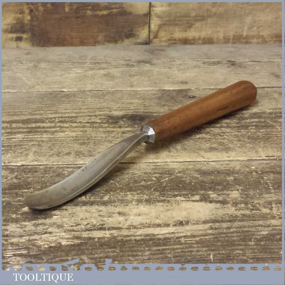Vintage Henry Taylor 13/16” Wide Curved Wood Carving Gouge Chisel ...