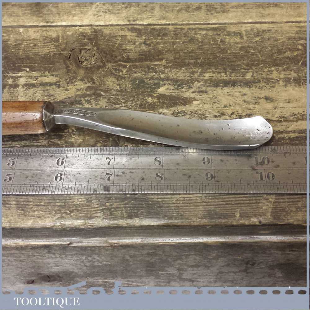 Vintage Henry Taylor 13/16” Wide Curved Wood Carving Gouge Chisel ...