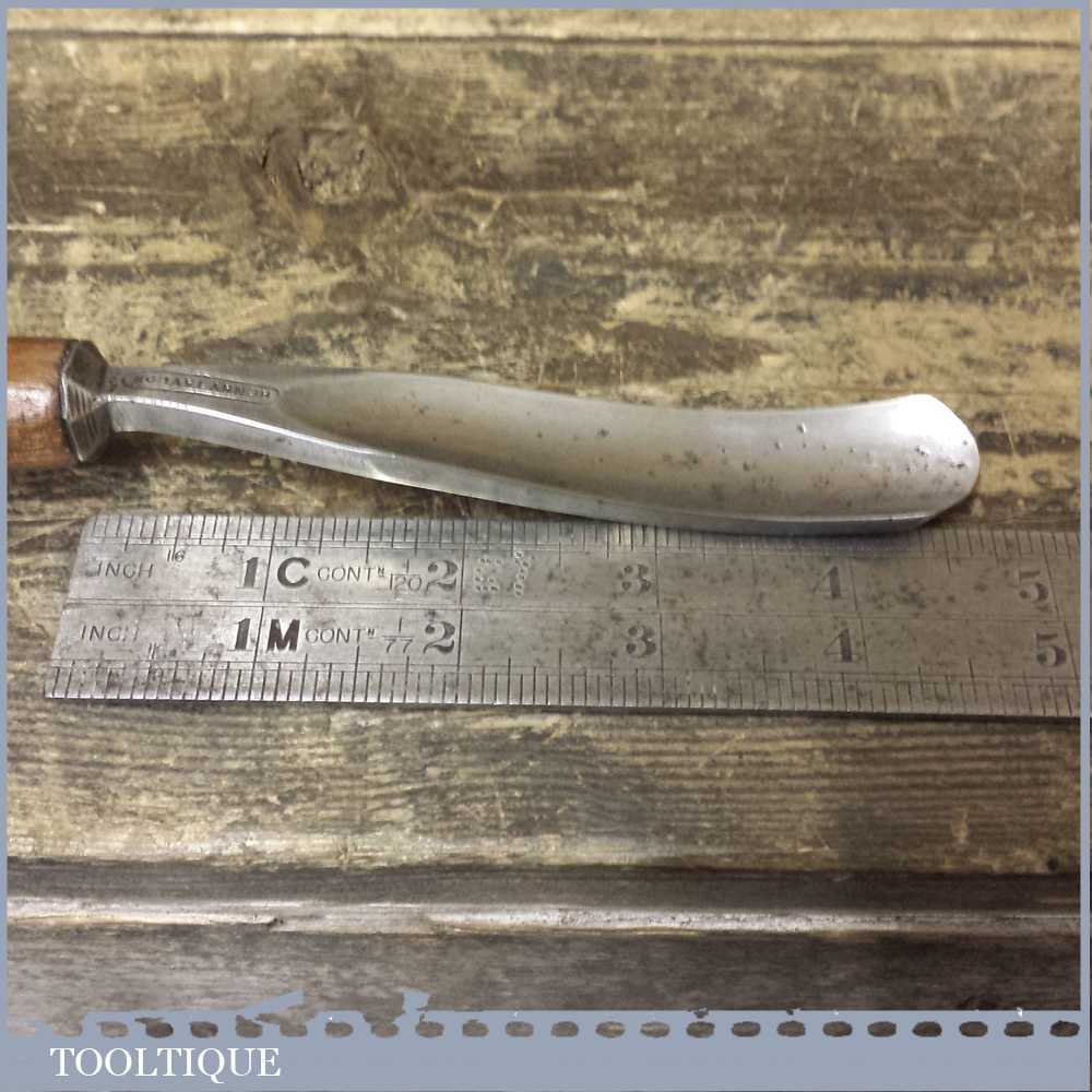 Vintage Henry Taylor 13/16” Wide Curved Wood Carving Gouge Chisel ...