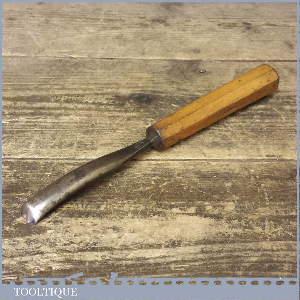 Vintage Henry Taylor (Acorn) 23/32” Curved Gouge Wood Carving Chisel ...