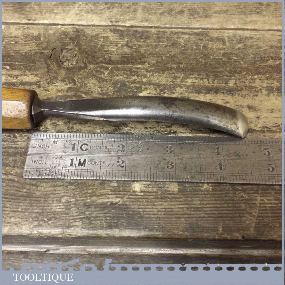 Vintage Henry Taylor (Acorn) 23/32” Curved Gouge Wood Carving Chisel ...
