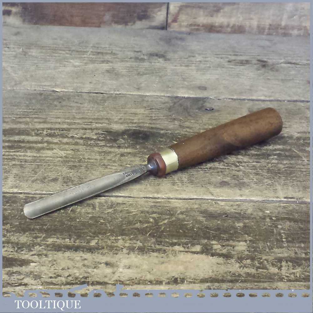 Vintage Marples & Sons 3/8” Wide Wood Carving Gouge Chisel | Tooltique