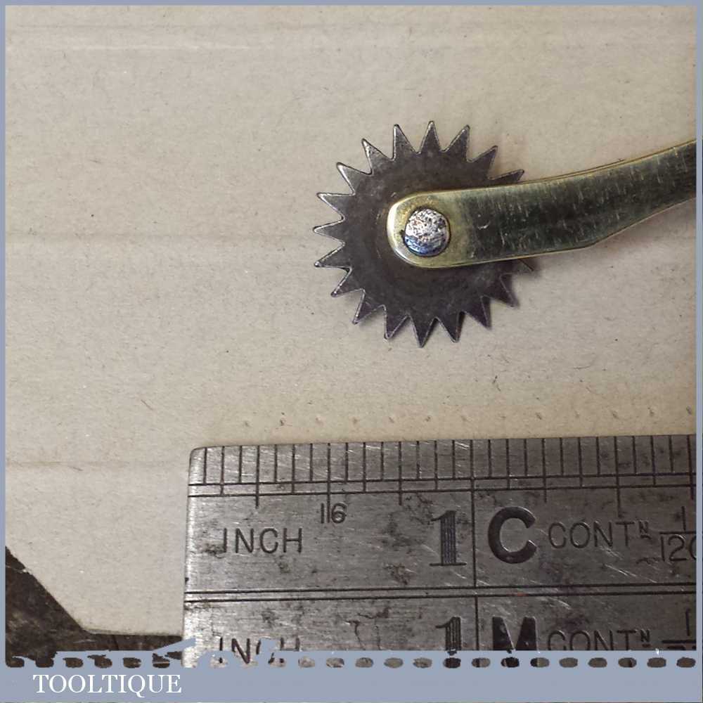 Vintage Leather Working Pricking Wheel With 7 PPI – Made In England ...