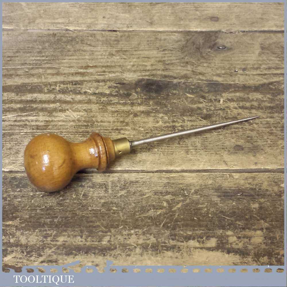 Vintage Long Leatherworking Awl With Nice Shape Handle – Good Condition ...