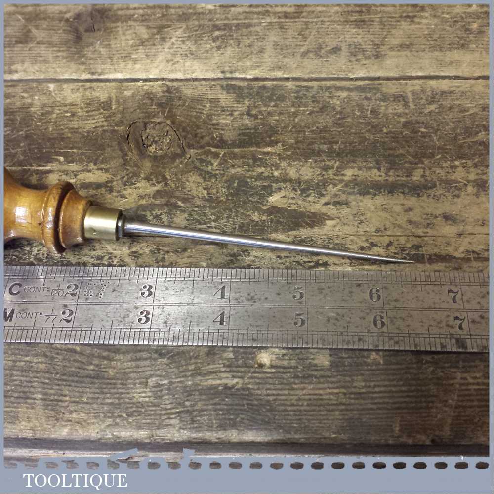 Vintage Long Leatherworking Awl With Nice Shape Handle – Good Condition ...