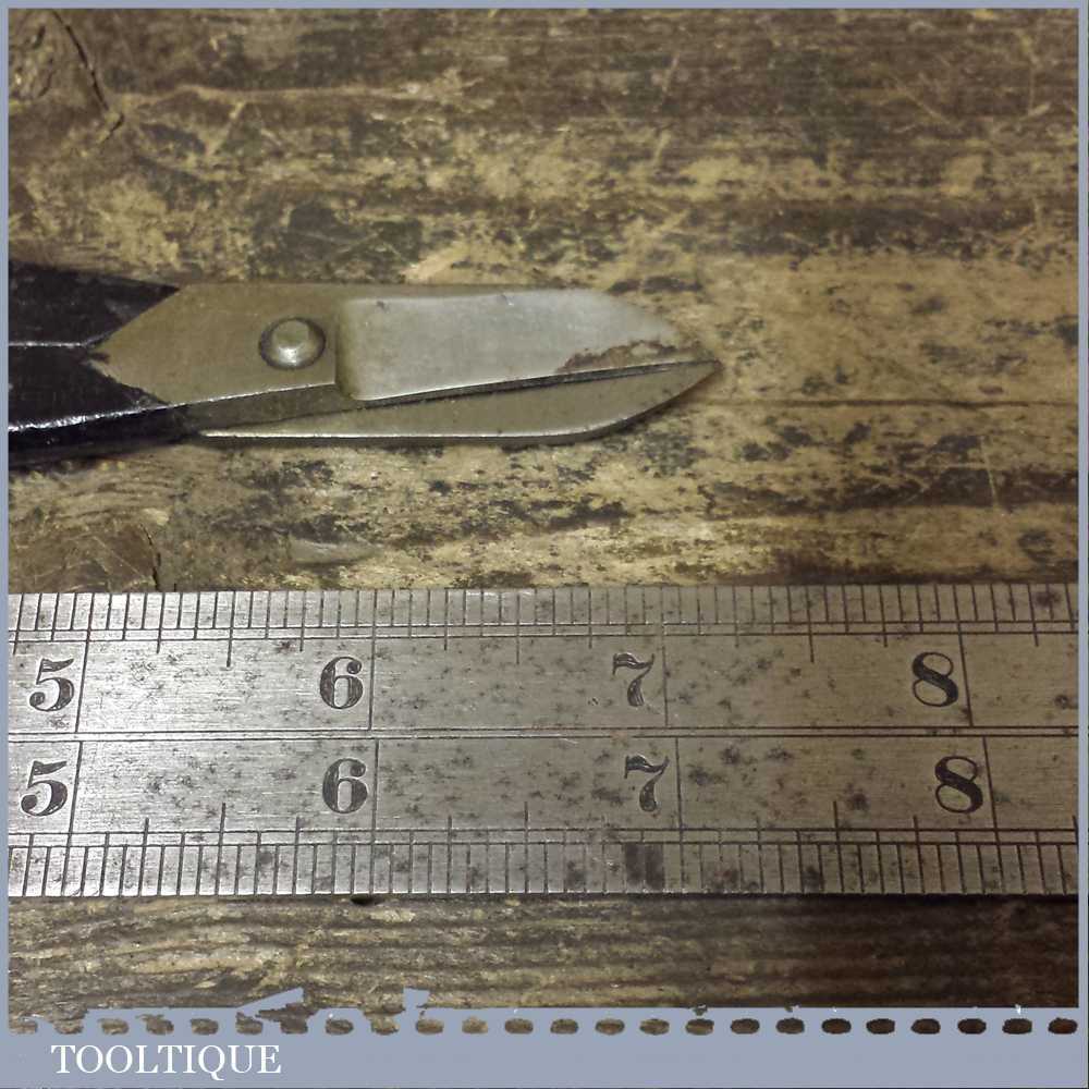 Small Pair Of Engineering Tin Snips / Shears Measuring 7” Long | Tooltique