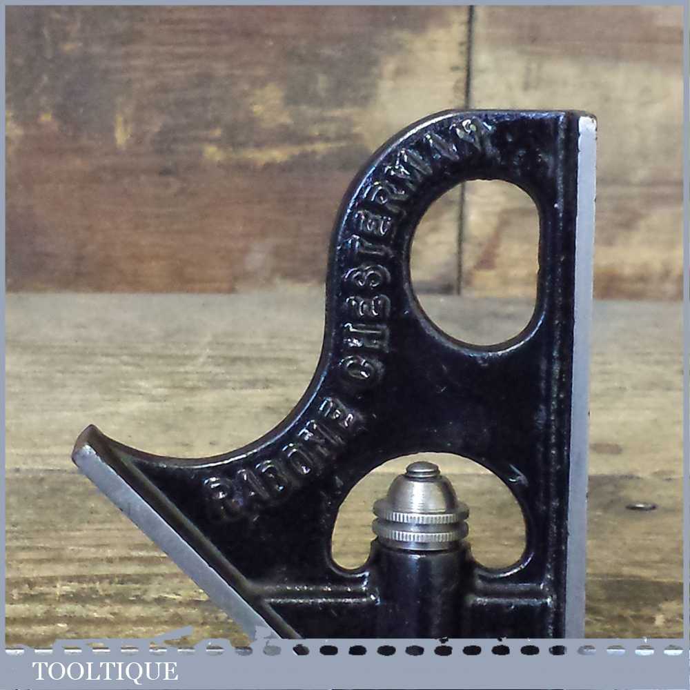 Vintage Rabone Chesterman Cast Iron Adjustable Combination Square ...