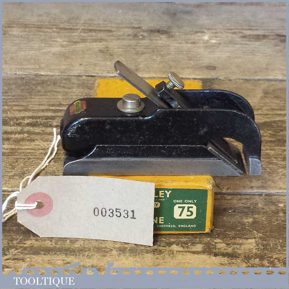 Vintage Boxed Stanley No: 75 Bullnose Plane – Good Condition | Tooltique