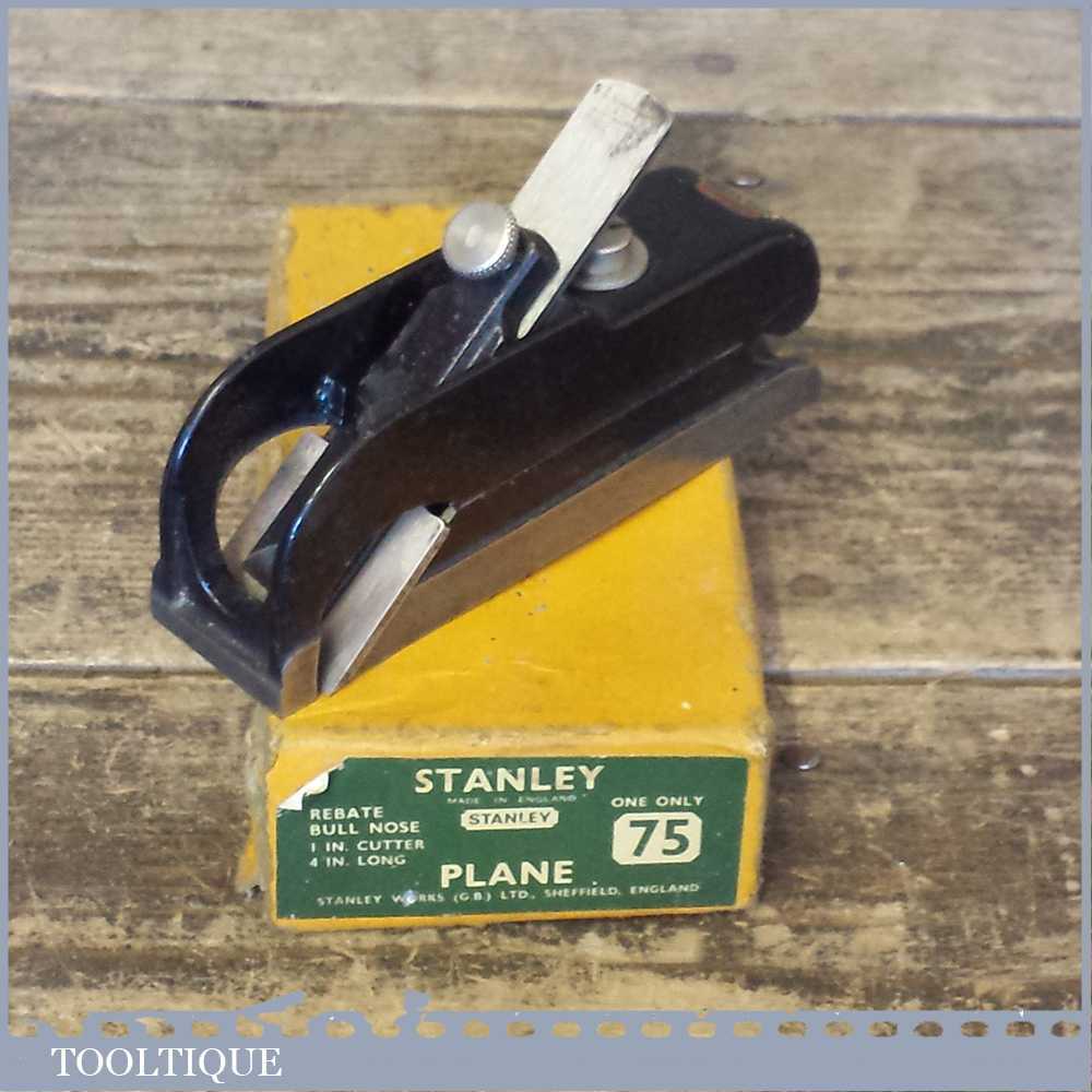 Vintage Boxed Stanley No: 75 Bullnose Plane – Good Condition | Tooltique