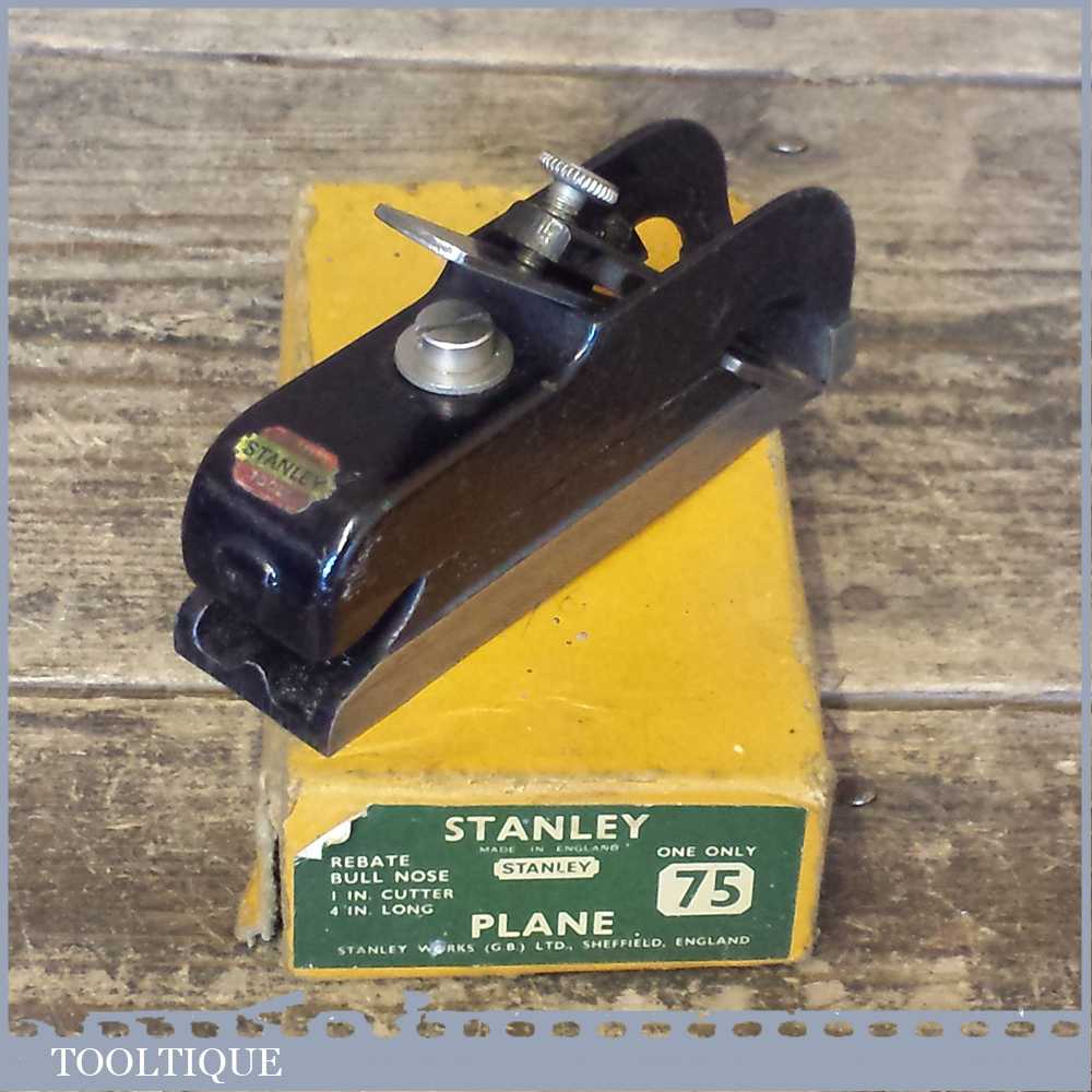 Vintage Boxed Stanley No: 75 Bullnose Plane – Good Condition | Tooltique