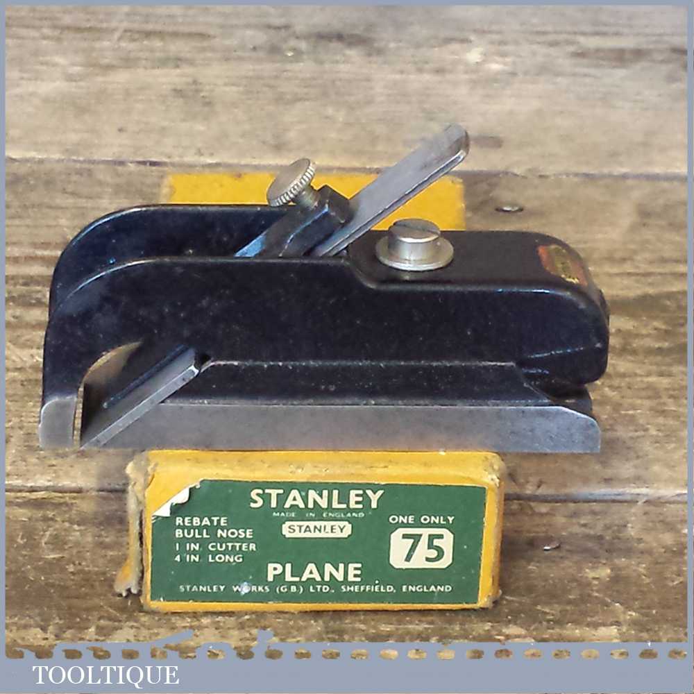 Vintage Boxed Stanley No: 75 Bullnose Plane – Good Condition | Tooltique