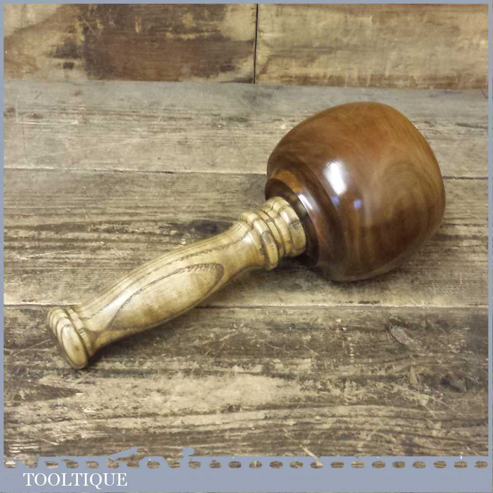 Old Lignum Vitae Wood Carving Mallet With Good Ash Handle – With Ebony ...
