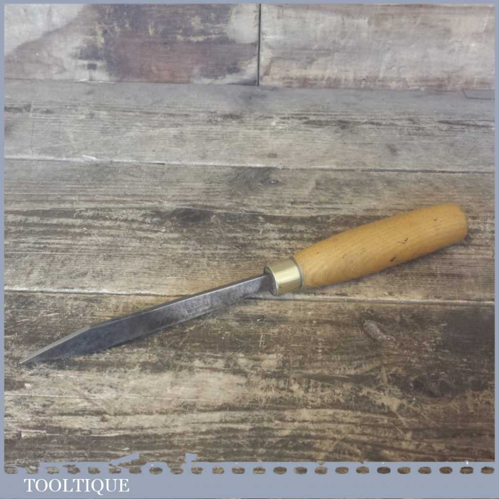Vintage Wood Turning 3/8” Wide H Toga Parting Tool Chisel | Tooltique