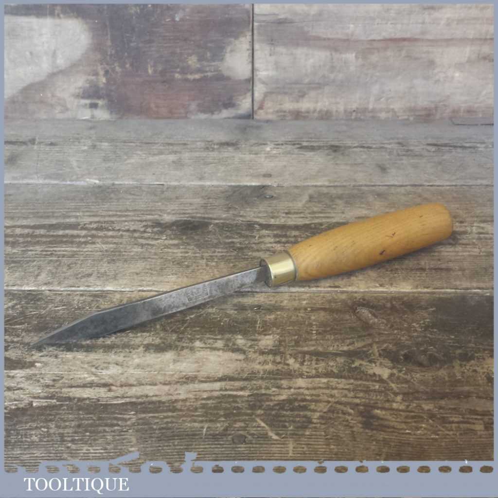 Vintage Wood Turning 3/8” Wide H Toga Parting Tool Chisel | Tooltique