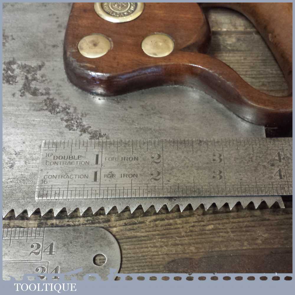 Vintage 28” Henry Disston Philadelphia D8 Rip Saw With 5 TPI ...