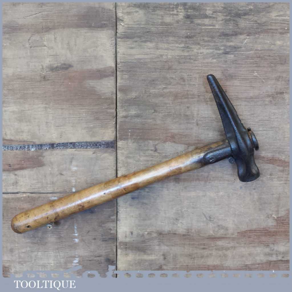 Unusual Vintage Cast Steel Strapped Coal Hammer Marked No: 224 – Good ...