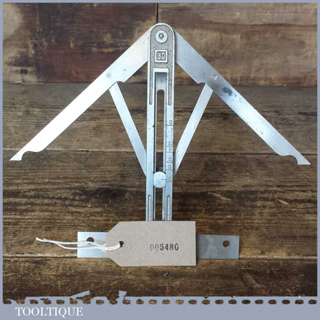 Rare Vintage Stanley No: 30 Adjustable Angle Divider Patented 1903 ...